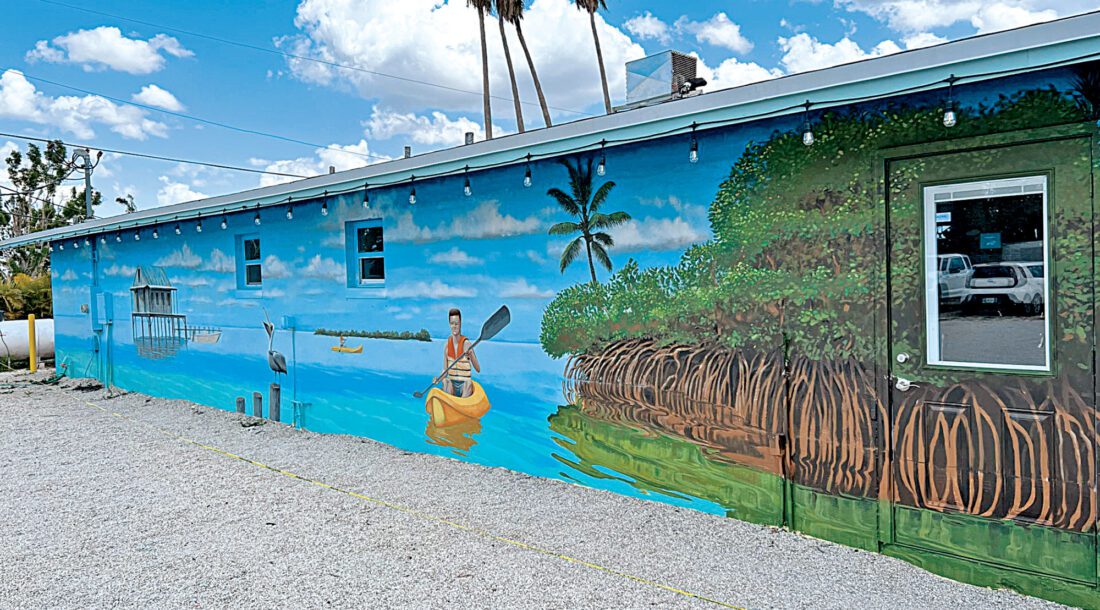 Island artist paints mural for Fort Myers Mural Society - Cape Coral Breeze